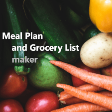 Meal Plan and Grocery List maker - Free download and install on Windows ...