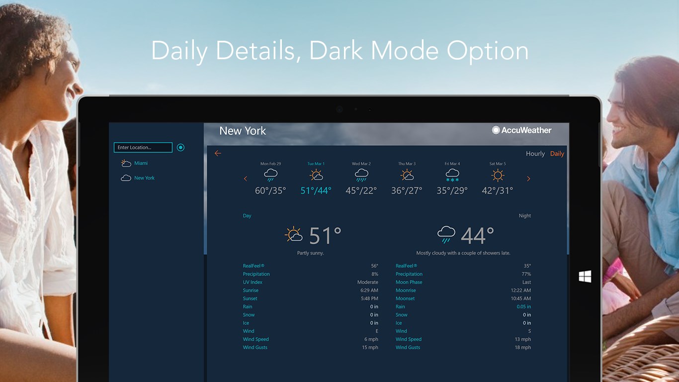 AccuWeather's Windows 10 app updated with Design Improvements