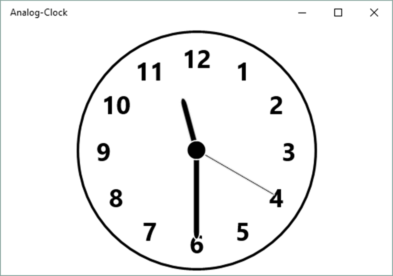 Analog Clock Clipart