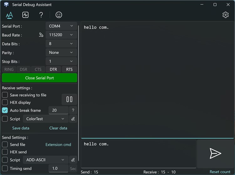 Serial Debug Assistant by lingguang - (Windows Apps) — AppAgg