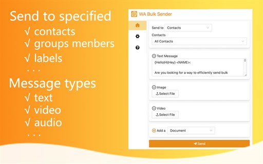WA Bulk Sender - Automate WhatsApp Bulk Messaging