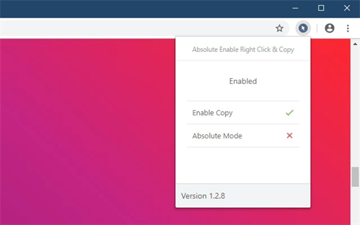 Absolute Enable Right Click & Copy - Edge add-on